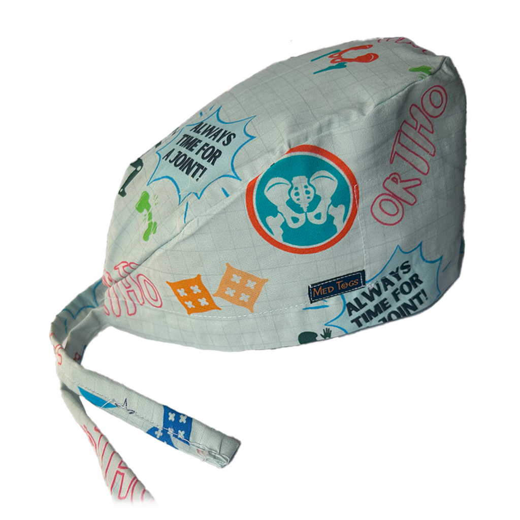 Ortho Surgery: Unisex Printed Scrub Cap – Med Togs Healthcare Apparels