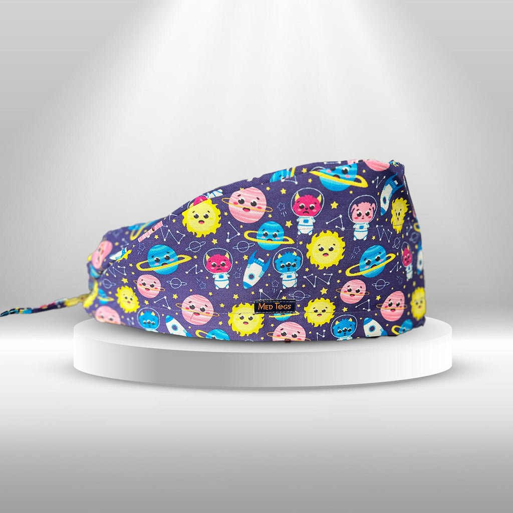Galaxy: Unisex Printed Scrub Cap – Med Togs Healthcare Apparels
