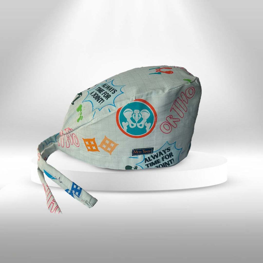 Ortho Surgery: Unisex Printed Scrub Cap – Med Togs Healthcare Apparels